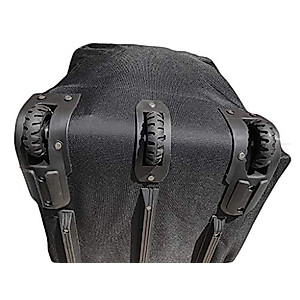 Gothamite 42-inch Rolling Duffle Bag with Wheels, Luggage Bag, Hockey Bag, XL Duffle Bag With Rollers, Heavy Duty Oversized Storage Bag
