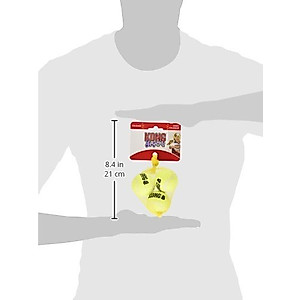 KONG Air Dog Squeakair Dog Toy Tennis Balls, Small (6 Pack)