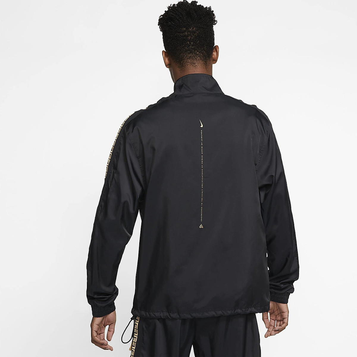 Nike Giannis Coming to America Freak 1 Full Zip Black Track Jacket - Men's Large