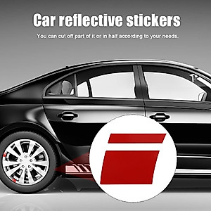 6Pcs Car Wheel Decals, Fit Size 18"-21" Wheels, Reflective Car Wheel Rim Decals Stripe Racing Wheel Rim Stickers Safety Decoration Car Accessories