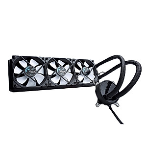 Fractal Design Celsius S36-360 mm Radiator - Silent Liquid CPU Cooler - PWM - Intelligent Controls - 3X Fractal Design Dynamic X2 PWM GP-12 120Mm Silent Fans Included - 1/4" Fitting - Black