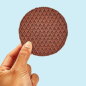 Rip Van Wafels Chocolate Brownie Stroopwafels - Healthy Snacks - Non GMO Snack - Keto Friendly - Office Snacks - Low Sugar (3g) - Low Calorie Snack - 1.16 Ounce (Pack of 12)