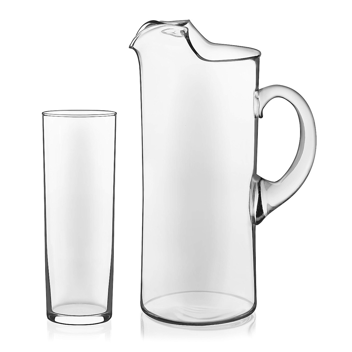 Libbey Modern Bar Boozy Brunch Entertaining Set with 6 Highball Glasses and Pitcher