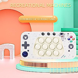 Whisary Puzzle Pop Light Up Game Fidget Travel Games /Travel Sensory Fidget Toys Popular Handheld Games for Teenagers Anti Anxiety Autism Relief Birthday Party Gift (Game Console-B)