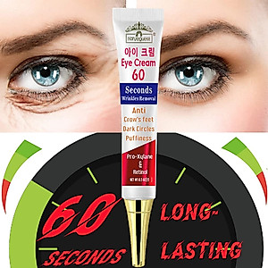 Instant eye cream with retinol, firming, anti-puffiness, wrinkles, removing dark circles, moisturizing skin (1)
