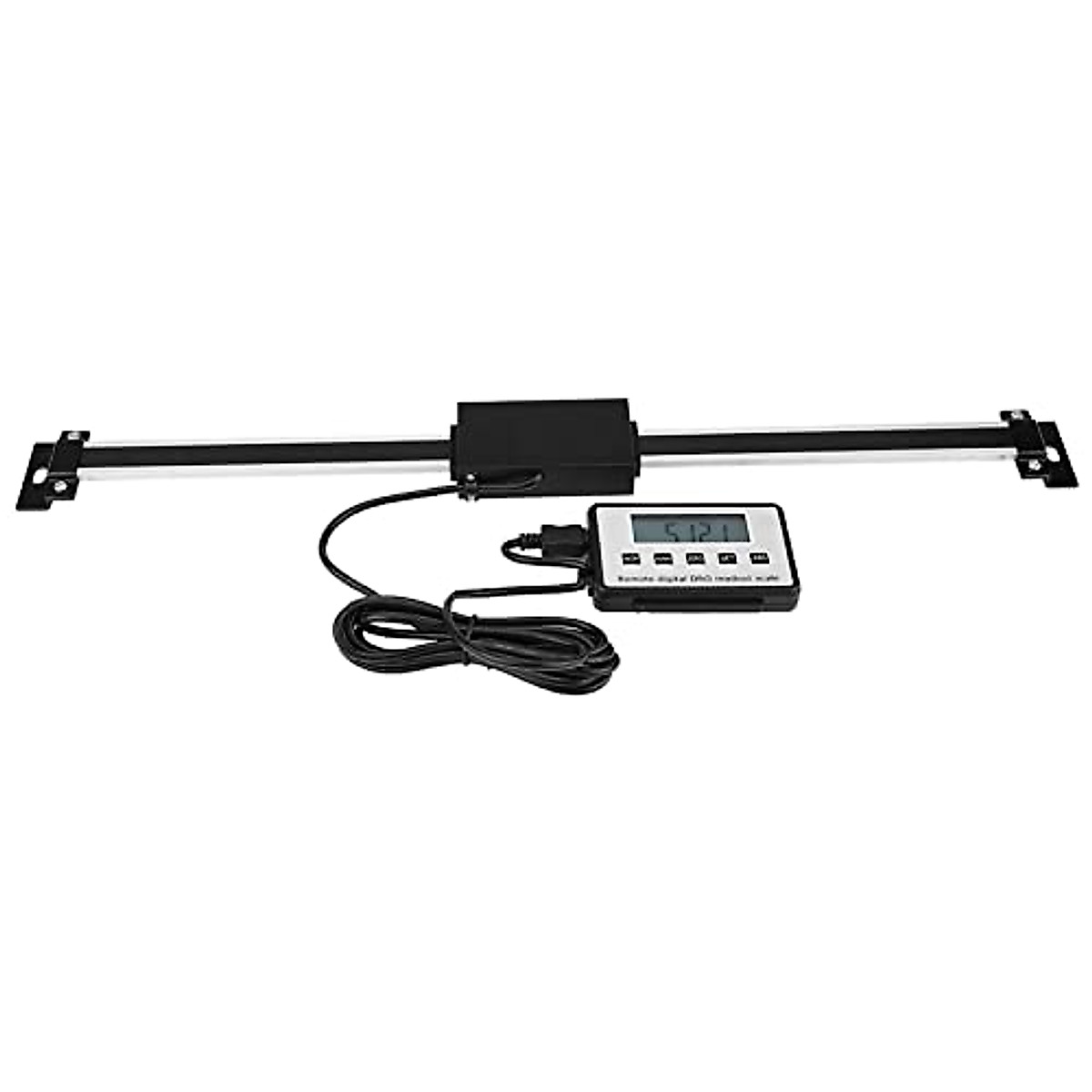 0-300mm Digital Linear Scale, Accurate Digital Linear Scale LCD Display Remote Readout Scale Kit for Milling Machines Lathes, with Mounting Accessories