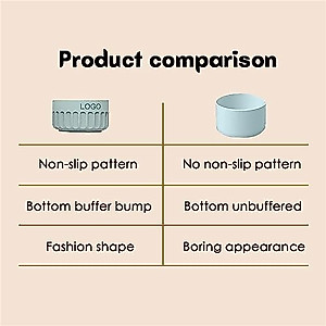 Yaruing 2Pcs Silicone Boot for Stanley Tumbler 40oz 30oz Cup Accessories,Protective Silicone Bumper Boot Sleeve,Anti-Slip Bottom Sleeve Cover for All Water Bottles Bottom Width of 2.83&3in,Khaki