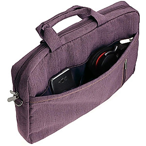 Navitech Purple Premium Messenger/Carry Bag Compatible with The Acer ConceptD 7 Ezel | Ezel Pro