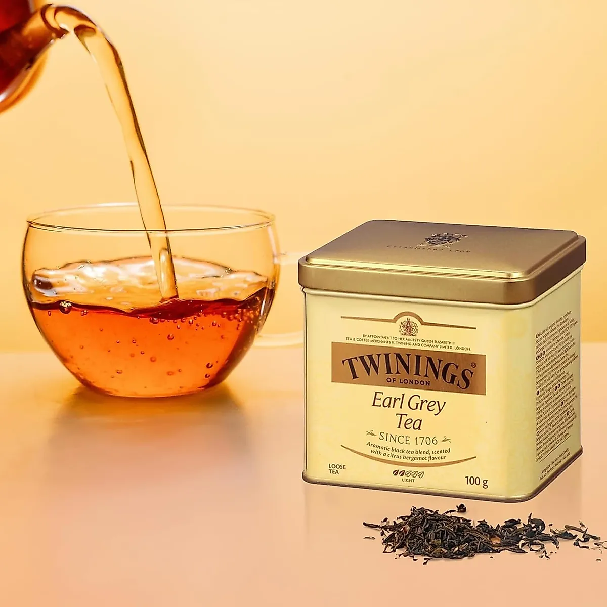 Twinings Earl Grey Loose Black Tea Tin, Flavored with Citrus and Bergamot, Caffeinated, 3.53 Ounce Tin (Pack of 3)