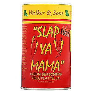 Walker & Sons Slap Ya Mama Cajun Seasoning Bundle - 3 Items (Original, Hot and White Pepper Blend) by Slap Ya Mama