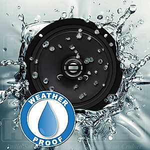 Hogtunes G4 SG KIT-RM with 225 Watts RMS Amplifier & 6.5" Front Speakers (2 Pack), Fits 2014-2024 Harley-Davidson Motorcycles