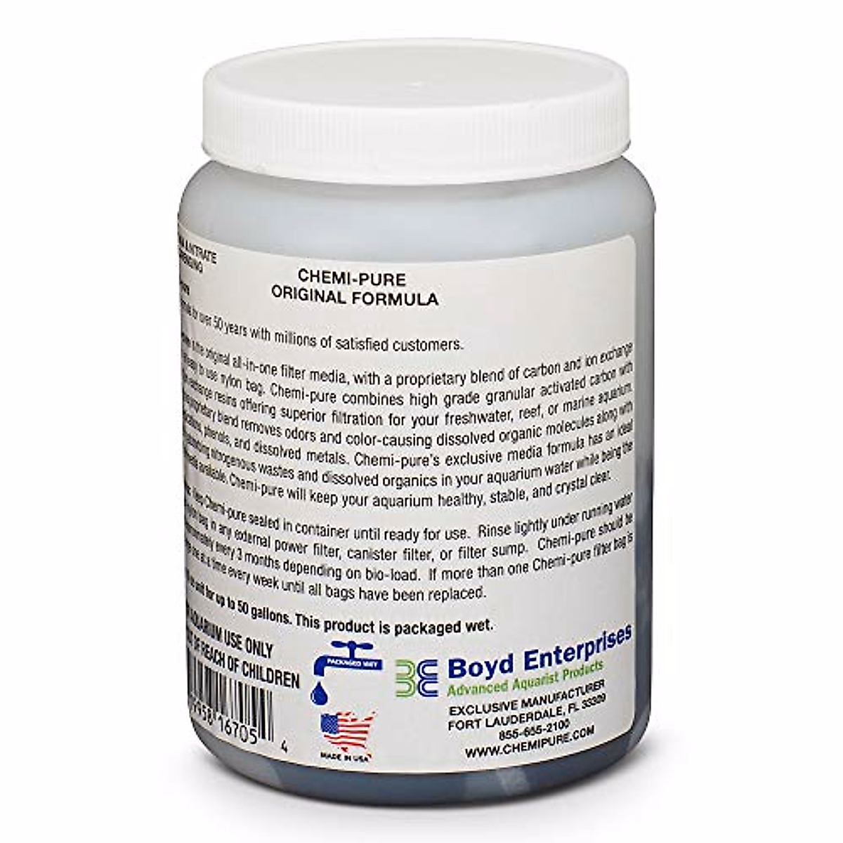 Boyd Enterprises ABE16705 Chemipure Filter Media for Aquarium, 10-Ounce