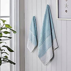 SKL Home by Saturday Knight Ltd. Planet Ombre 2 Pc Hand Towel Set, Aqua