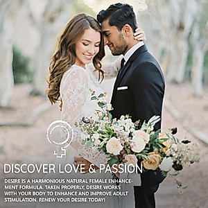 Zealous Nutrition Desire Female Enhancement Pills – 5X Natural Mood Booster for Women - Increase Energy, Vitality, PMS and Menopause Relief - Epimedium, Dong Quai, Ginseng, Ashwagandha (2 Pack)