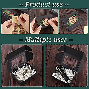 Pengxiaomei 30 Pcs Kraft Paper Box with Window Soap Packaging for Homemade Soap Stocking Stuffers Christmas Gifts Party Favors Candy Biscuit (3.35 x 2.36 x 1.18 Inch)