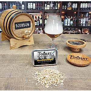 Foghat Cocktail Smoker Wood Chips - 4oz Vermouth Oak Roast Shavings for Smoker, Whiskey & Drink Infuser Kit - Culinary Wood Smoking Chips for Hand Held Food Smoke Gun & Bourbon Drink Glass Smoker