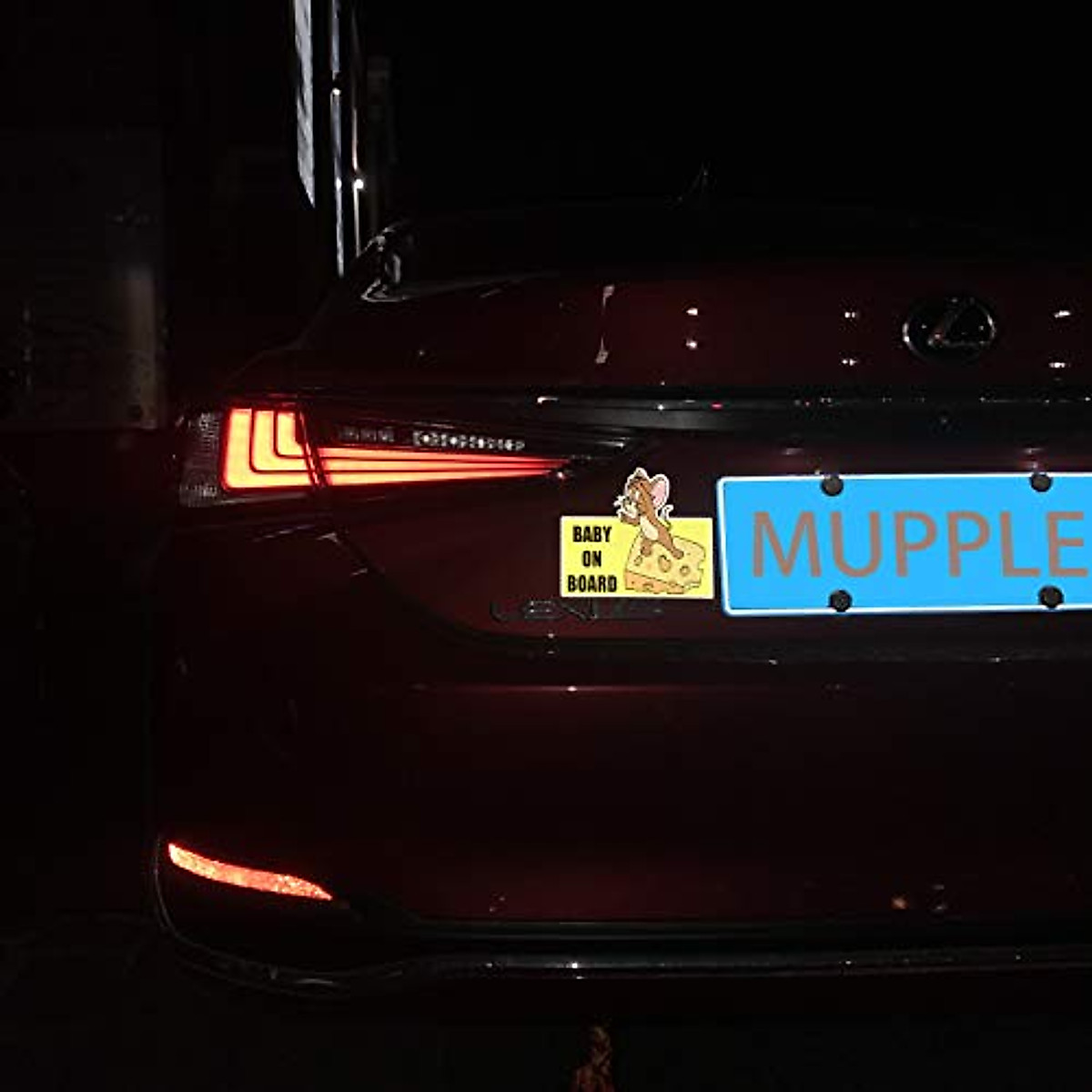 Baby on Board Sign for Car Kids Safety Baby on Board Stickers (2 Pieces) (Jerry)