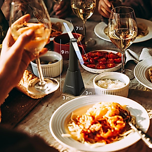 Fly Fans for Tables (4 PCS) - Soundless Fly Swatter Fan for Outdoor Restaurant, Marina, BBQ and Picnic