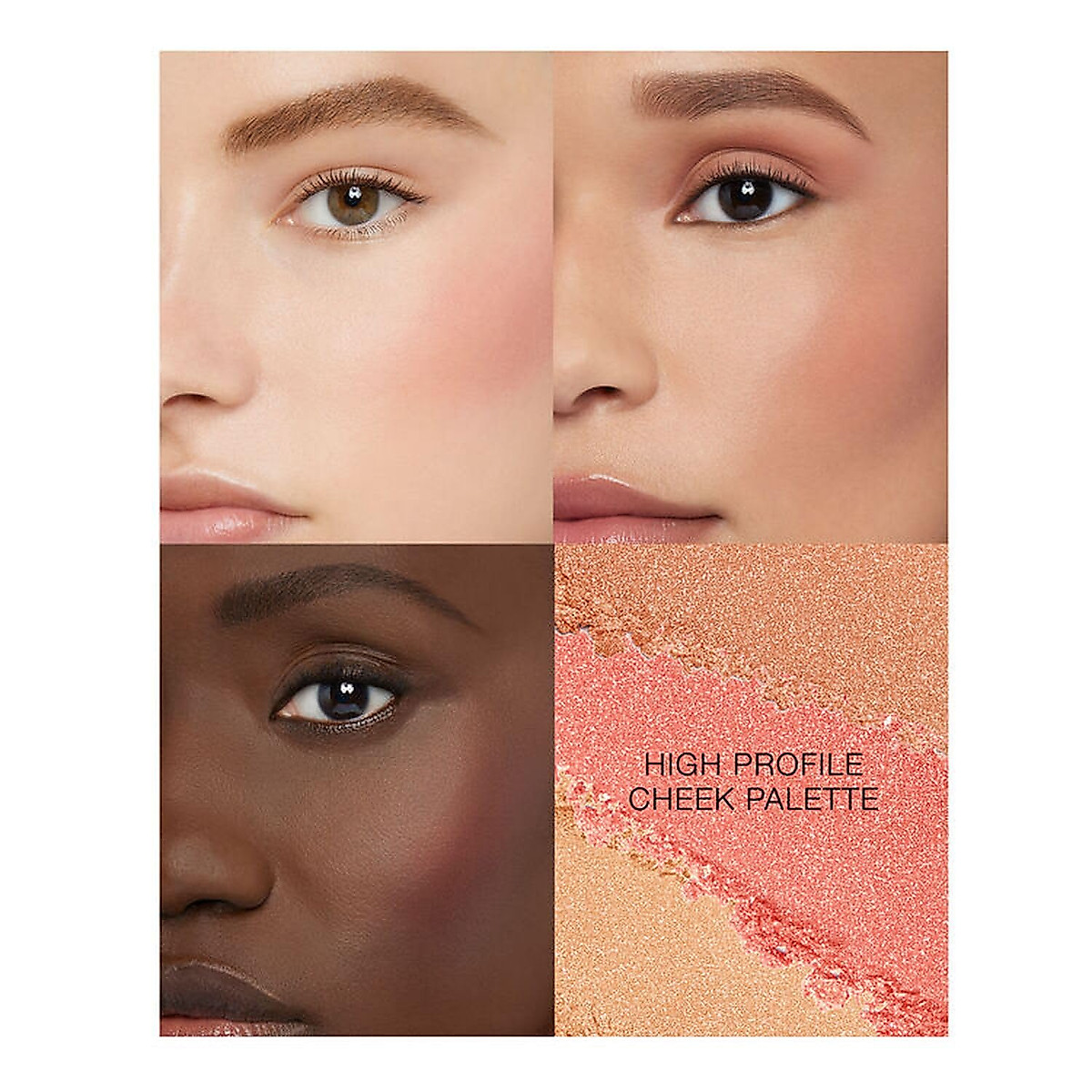 NARS High Profile Cheek Palette - Set Contains 6 Blush Shades in Nude Revue, Spin Off, High Demand, Hit it Off, Showdown, Just Lust