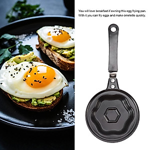 Mini Egg Frying Pan, Non Stick Omelet Pans Heart and Flower Shape Poached Egg Fry Pan Pancake Omelette Skillet for Beautiful Breakfast and Healthy Cooking(#2)