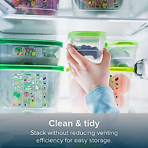 Tupperware FridgeSmart Food Storage Container - Small Deep Tub 1.8L - Keeps Food Fresher For Longer - Secure Seal - Stackable for Easy Organisation - BPA Free Plastic - Tubs with Lid