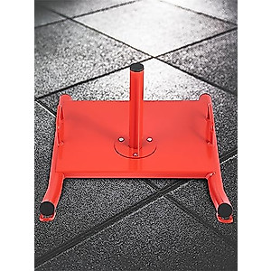 Weight Sled Push Pull Heavy Sled Drag Fitness HD Power Speed Training Sled for Exercise and Fitness StrengthTraining Red
