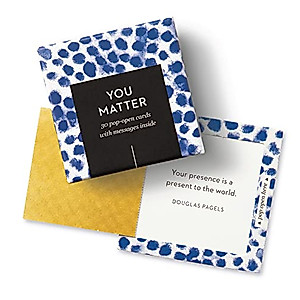 Compendium ThoughtFulls Pop-Open Cards 4-Pack - You're Awesome, You Matter, You're Wonderful, Yay You —120 Pop-Open Cards, Each with a Different Message Inside
