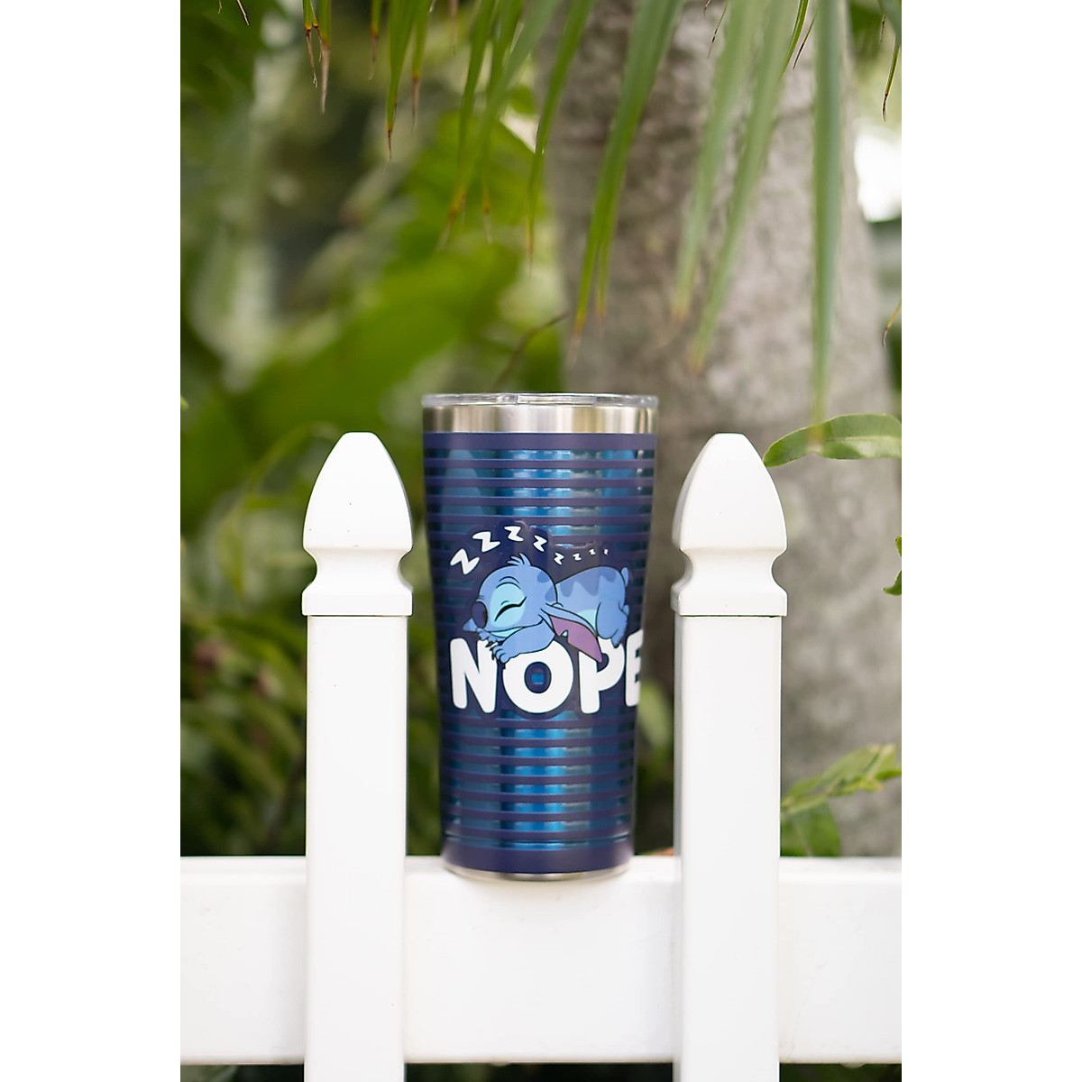 Tervis Disney Lilo and Stitch 20th Anniversary Triple Walled Insulated Tumbler Travel Cup Keeps Drinks Cold & Hot, 20oz Legacy, Stainless Steel