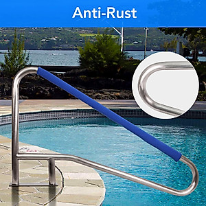 54" x 36" Pool Handrail - Sturdy and Safe Swimming Pool Stair Handle for Easy Access