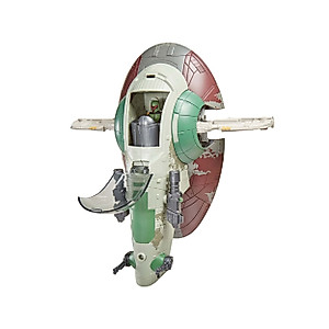 STAR WARS Mission Fleet Starship Skirmish, 2.5 Inch Boba Fett Action Figure and Starship Vehicle, Toys for 4 Year Old Boys and Girls and Up