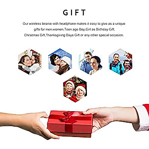 Bluetooth Hat Beanie,Winter Unique Christmas Stocking Stuffers Gifts for Men Women Mens Dad Teens Teenage Him Her Boyfriend