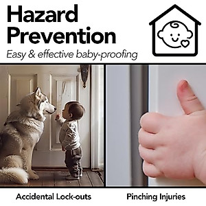 Door Finger Pinch Guard 3 Pack Thick Foam Anti Door Slam Preventer Stopper Silencer Baby Proofing to Keep Doors Open