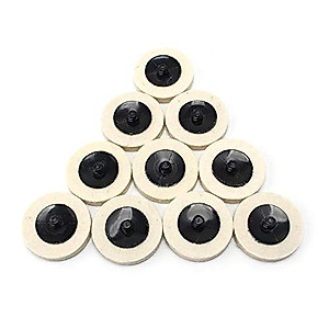 Rocaris 10 Pcs 2 in Buffing Polishing Wheel Pad