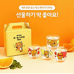 Kakao Soju Shot Glasses Set of 4 in Gift Box - Ryan