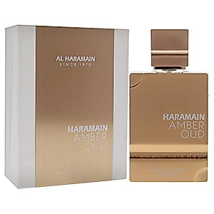 Al Haramain Amber Oud White Edition Eau De Parfum Spray for Unisex 3.4 Ounce