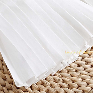 LoudSung False Sleeves Wrist Cuffs Floral Ruffle Layered Lace Cuff Detachable Fake Sleeves for Women Girls