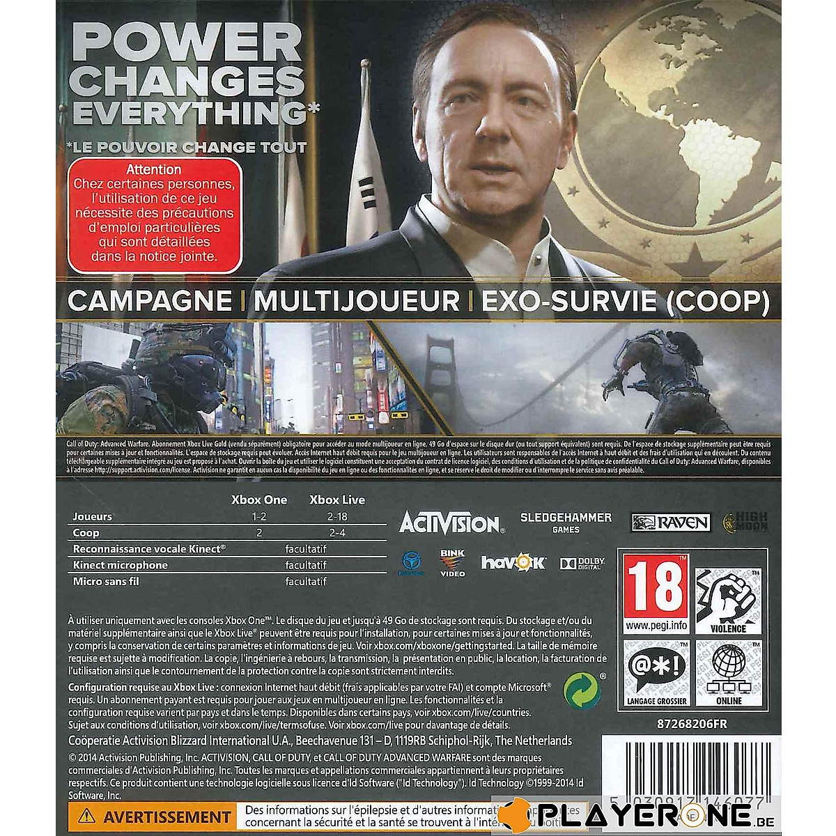 Third Party Call of Duty, Advanced Warfare Xbox One (English)