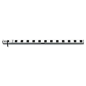 Tripp Lite Ps3612 Vertical Power Strip, 12 Outlets, 1 1/2 X 36 X 1 1/2, 15 Ft Cord, Silver