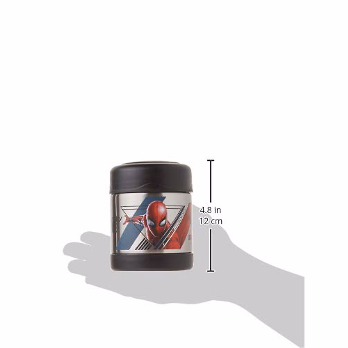 Thermos Funtainer 10 Ounce Food Jar (Spiderman Black)