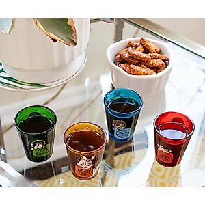 Surreal Entertainment Avatar: The Last Airbender Chibi Characters 2-Ounce Shot Glasses | Set of 4
