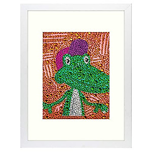 Frametory 12x16 Picture Frame, Display Pictures 8.5x11 with Mat or 12x16 without Mat, for Poster Print Diamond Painting Wall Frame - Wide Molding (12x16, White)