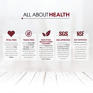 8” Radical Pan: Nonstick Frying & Saute Pan, Skillet, With Stainless Steel Handle, for Gas, Induction, Electric Cooktops, Hard-Anodized, Dishwasher Safe. Oven safe, SGS & NSF Certified. PFOA-free