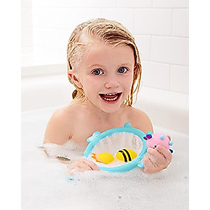 Skip Hop Baby Bath Toy, Zoo Scoop & Catch Squirties