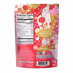 Suncore Foods Dried Rose Buds Bloom, Caffeine-Free Tea, Gluten-Free, Non-GMO, 1.5oz (1 Pack)