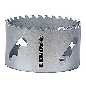 LENOX Tools Carbide Hole Saw, 3 5/8-Inch (92 mm) (LXAH3358)