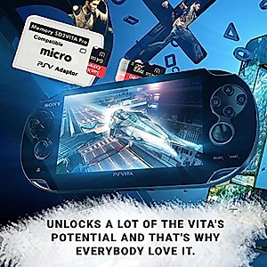 Skywin SD2Vita PS Vita Memory Card Adapter Compatible with PS Vita 1000/2000 3.6 or HENkaku System (1 Pack)
