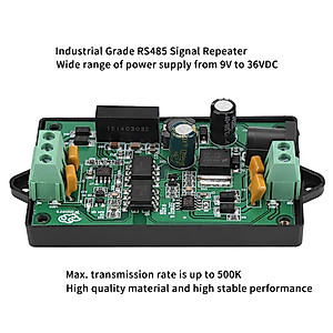 Industrial Grade Photoelectric Isolation RS485 Repeater DC DC Isolated Power Module Amplifier Converter for Attendance Machine, IC Card Charging System