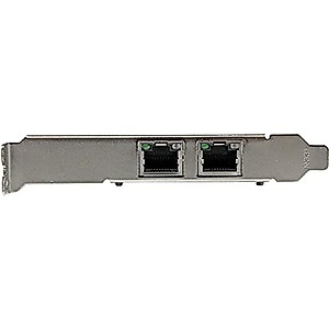 StarTech.com 2 Port PCIe Network Card - RJ45 Port - Intel i350 Chipset - Ethernet Server/Desktop Network Card - Dual Gigabit NIC Card (ST2000SPEXI)