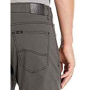 Lee Men's Extreme Motion Athletic Fit Tapered Leg Jean Dark Gray 42W x 32L