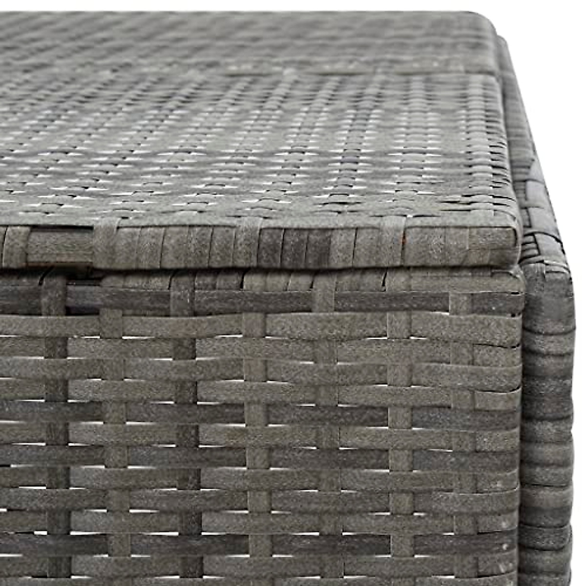Quadruple Wheelie Bin Shed,Garbage Bin Shed,Outdoor Garden Patio Storage Shed,for Garbage Cans,Bin Shed for Patio Backyard Garden Anthracite 120.1"x30.7"x47.2" Poly Rattan